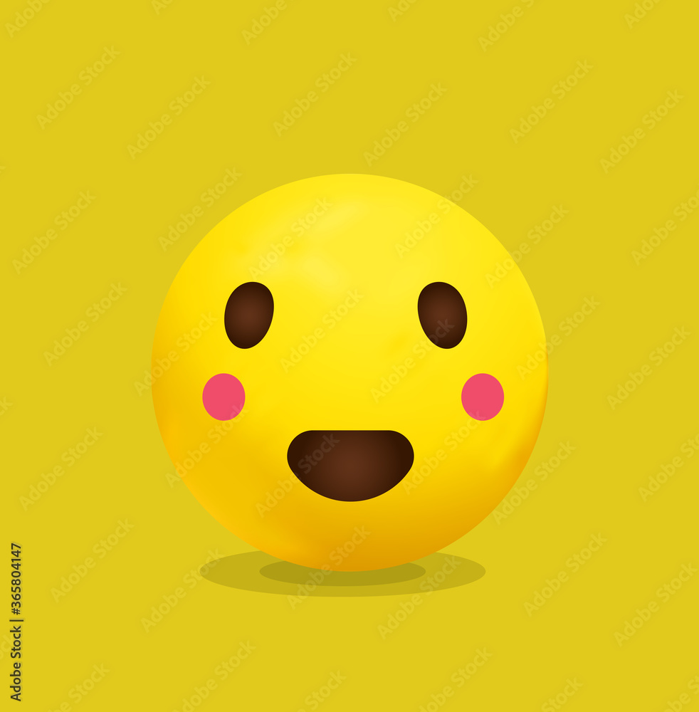 Smileys emoticons, emoji vector set - Mouths Facial Expressions ...