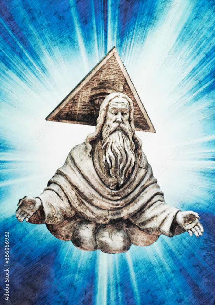 Ilustración de Stock God the Father is regarded as the first person of ...