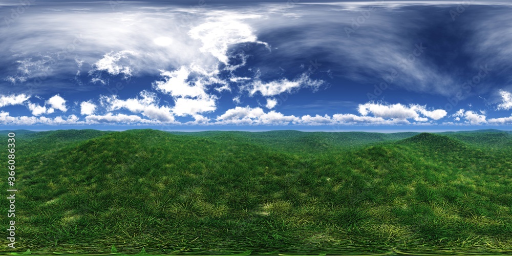 HDRI, environment map , Round panorama, spherical panorama, equidistant ...
