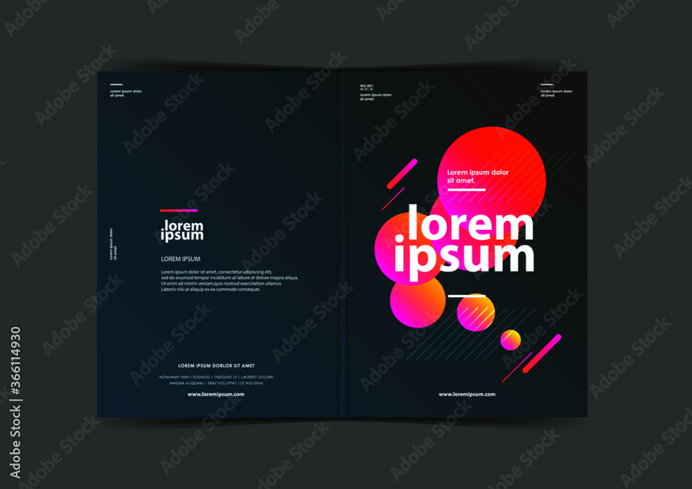 Abstract colorful color.Business Brochure. Flyer Design. Leaflets a4 ...