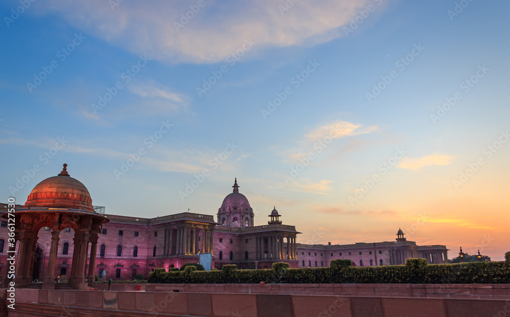 New Delhi Secretariat building Stock Photo | Adobe Stock
