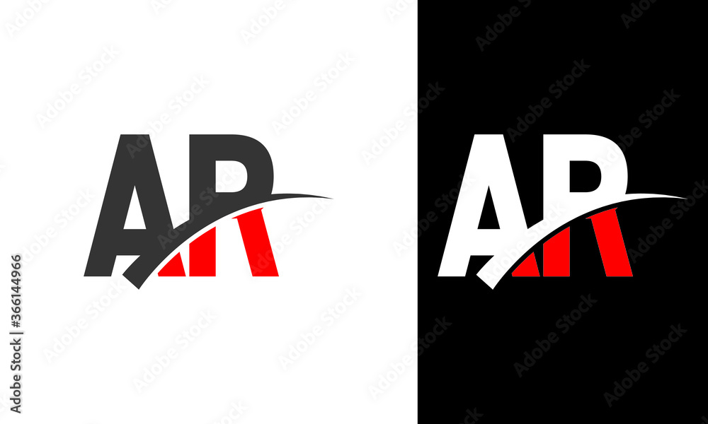 AR Logo For Your Brand Stock Vector | Adobe Stock