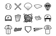 Vintage Baseball Hitter Logo Free Stock Photo - Public Domain Pictures