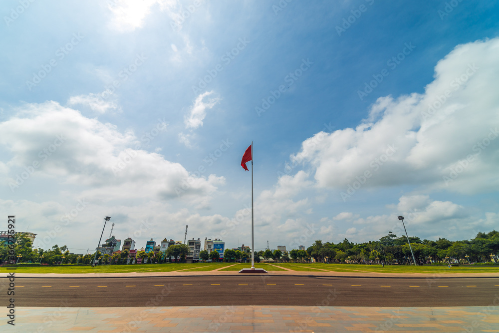 Dai Doan Ket Square (Quang truong lon), is located in the center of ...