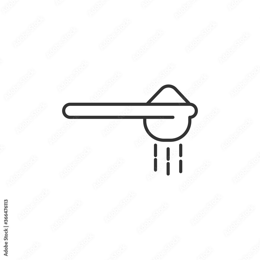 Measuring spoon icon. Spoon symbol modern, simple, vector, icon for ...