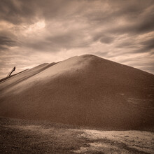 Sepia Grain Silo Free Stock Photo - Public Domain Pictures
