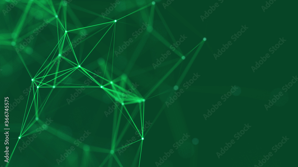Abstract digital connection dots. Technology background. Network connection structure. Plexus ...