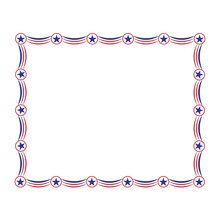 Patriotic Floral Border Free Stock Photo - Public Domain Pictures