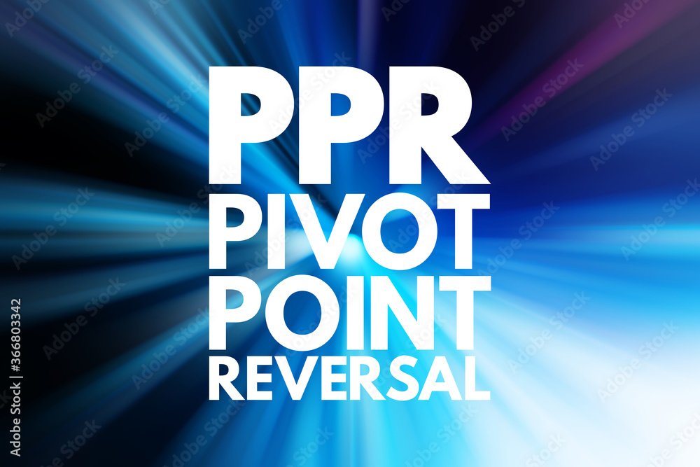 PPR - Pivot Point Reversal acronym, business concept background Stock ...
