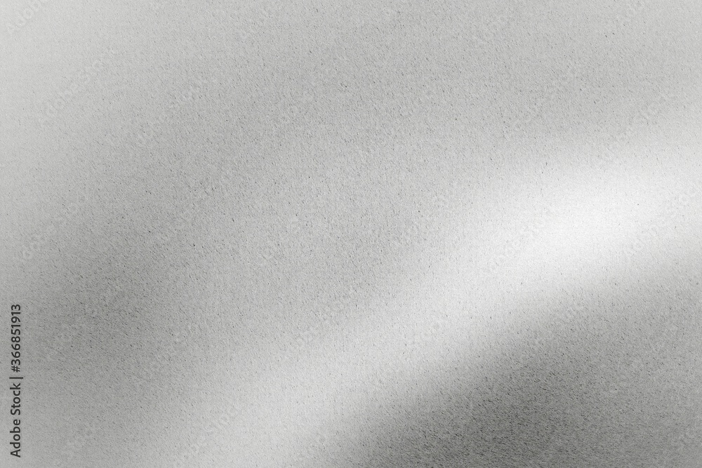 Glowing silver foil glitter metallic sheet with copy space, abstract ...
