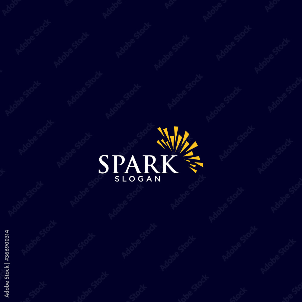 Spark logo designs vector template Stock Vector | Adobe Stock