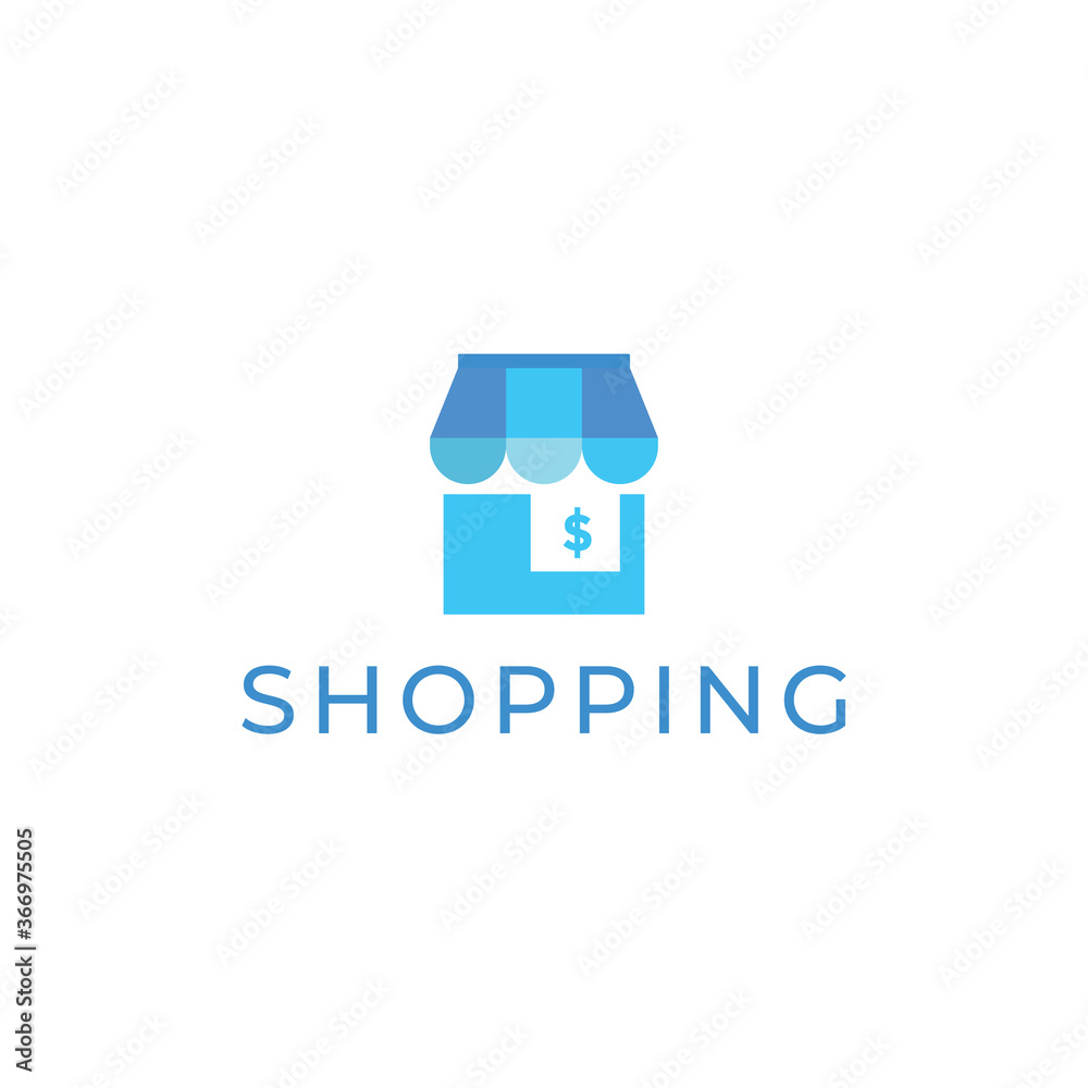 Online Shop logo designs template. Tag, Label, Store, Cart, Trolley ...