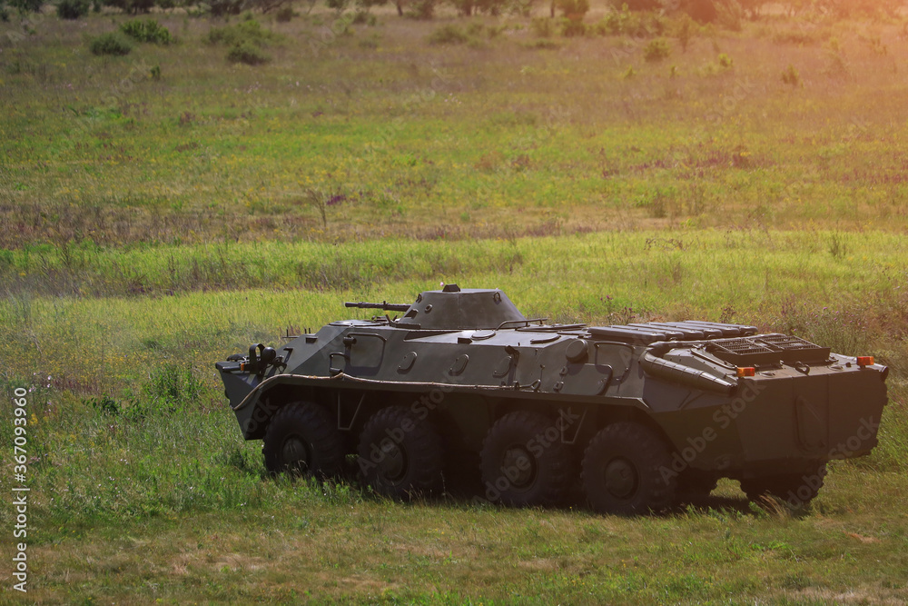 Armored personnel carrier infantry fighting vehicle. Military ...