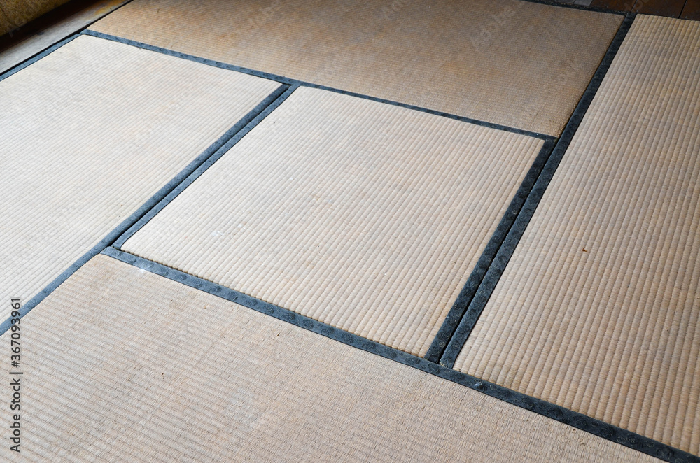 Tatami mat-specific Japanese floor texture-useful design element. Stock ...
