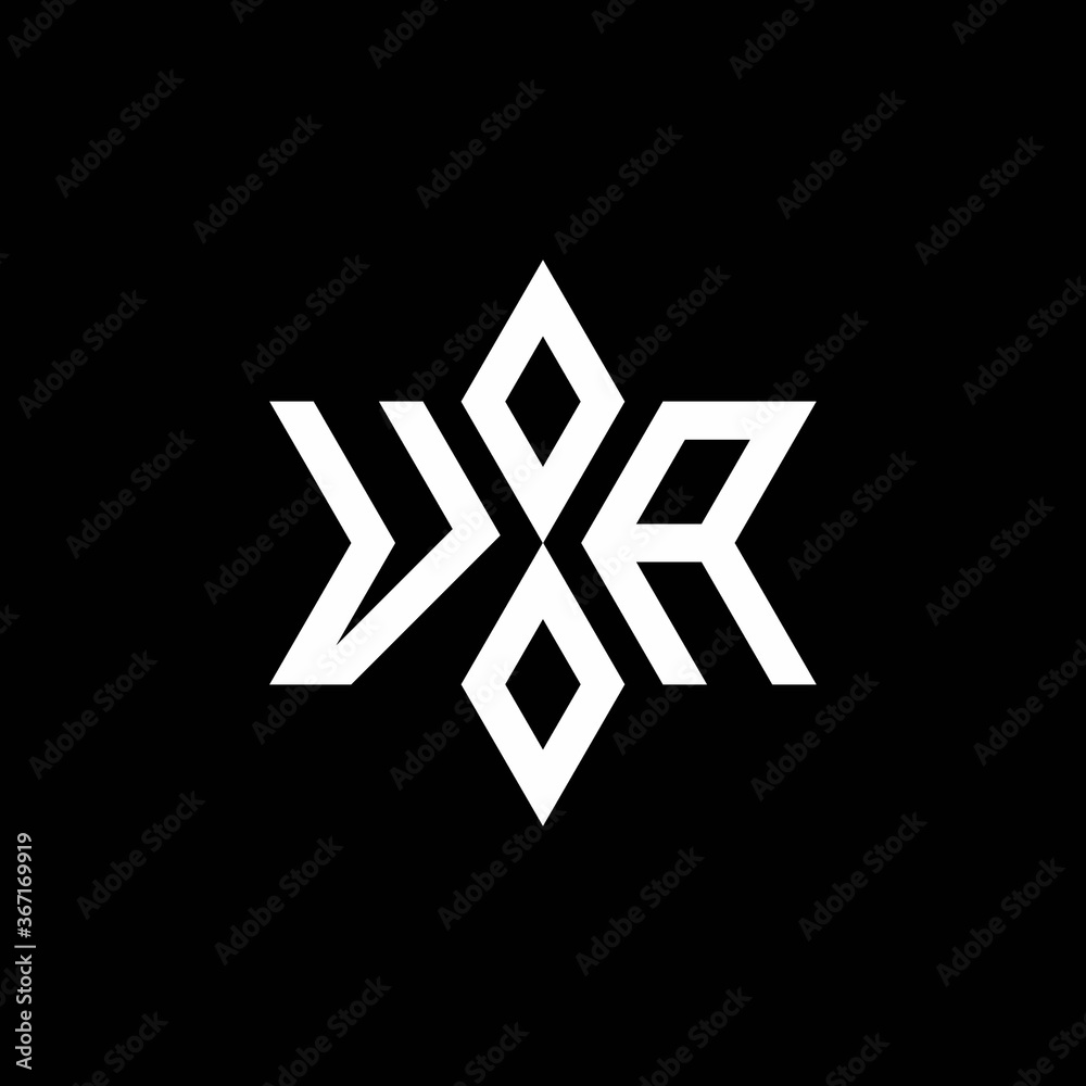 VA monogram logo with star shape and luxury style Stock Vector | Adobe ...