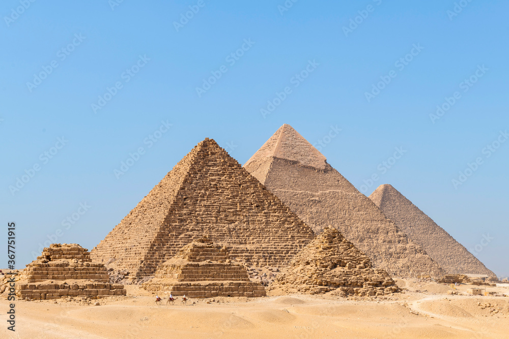 Pyramids of Giza, Egypt Stock Photo | Adobe Stock