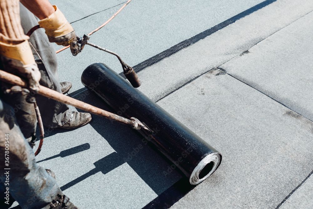 Bituminous membrane waterproofing system details and installation on ...