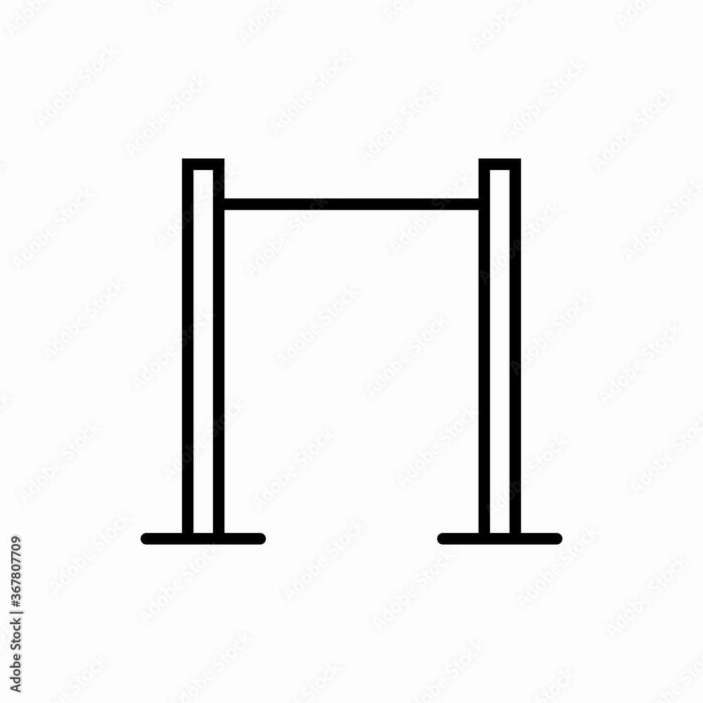 Outline pull up icon.Pull up vector illustration. Symbol for web and ...