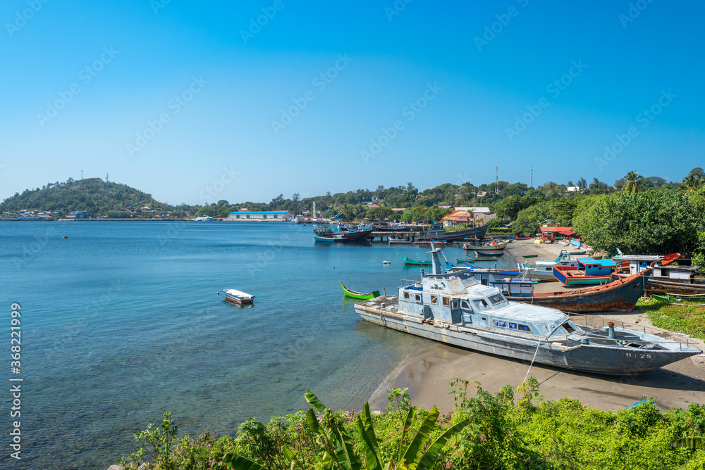 The port of Sabang, the main city of the island of Weh the northernmost ...