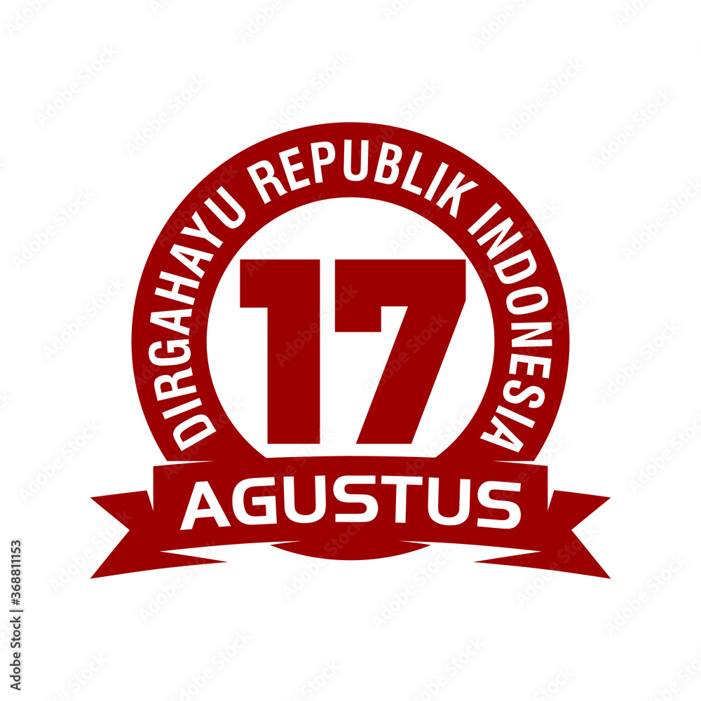 Vector de Stock 17 Agustus, Dirgahayu Republik Indonesia (Translated ...