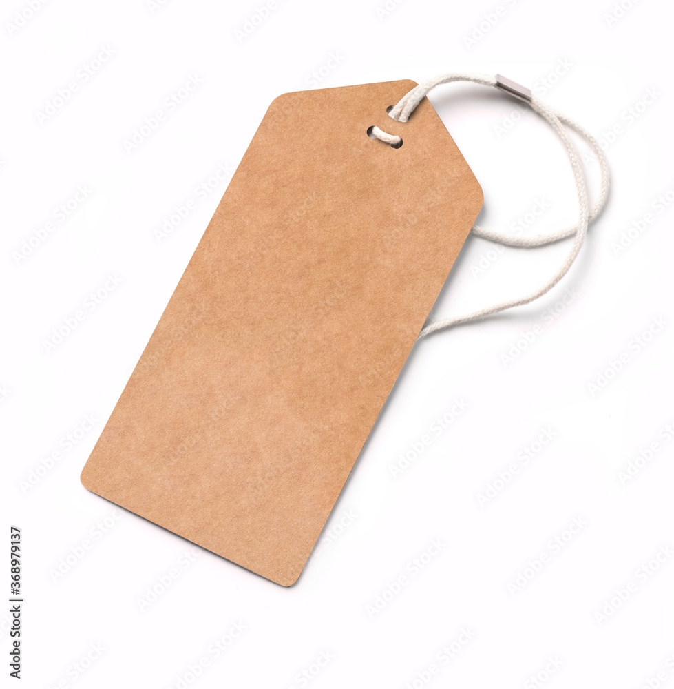 price tag on white Stock Photo | Adobe Stock