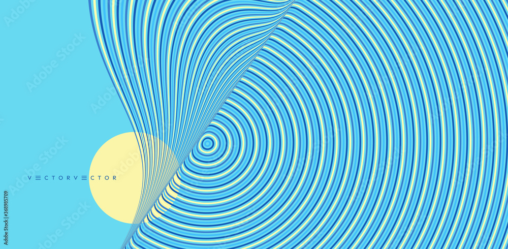 Background with optical illusion. Pattern can be used as a template for ...
