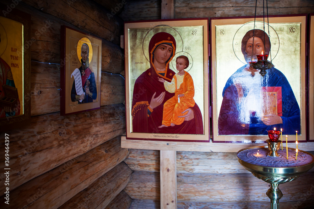 In the chapel of St. Nicholas the Wonderworker. Recreation center ...