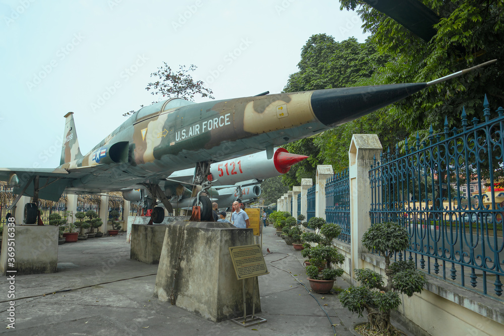HANOI, VIETNAM - JANUARY 09, 2016: Northrop F-5 Freedom Fighter ...