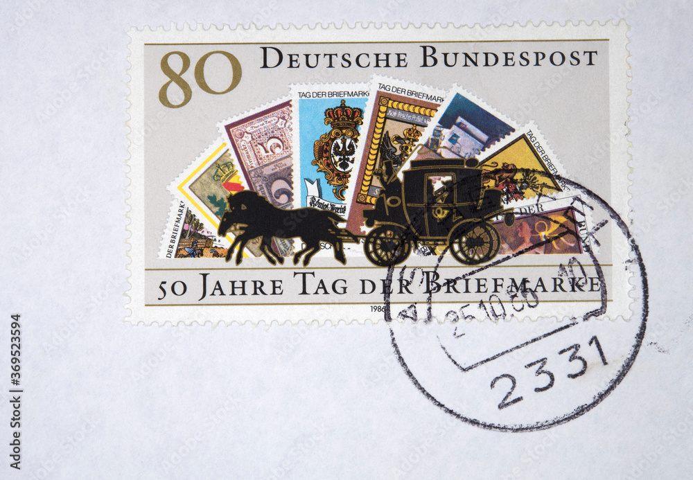 vintage retro briefmarken stamps old alt gestempelt used post letter ...
