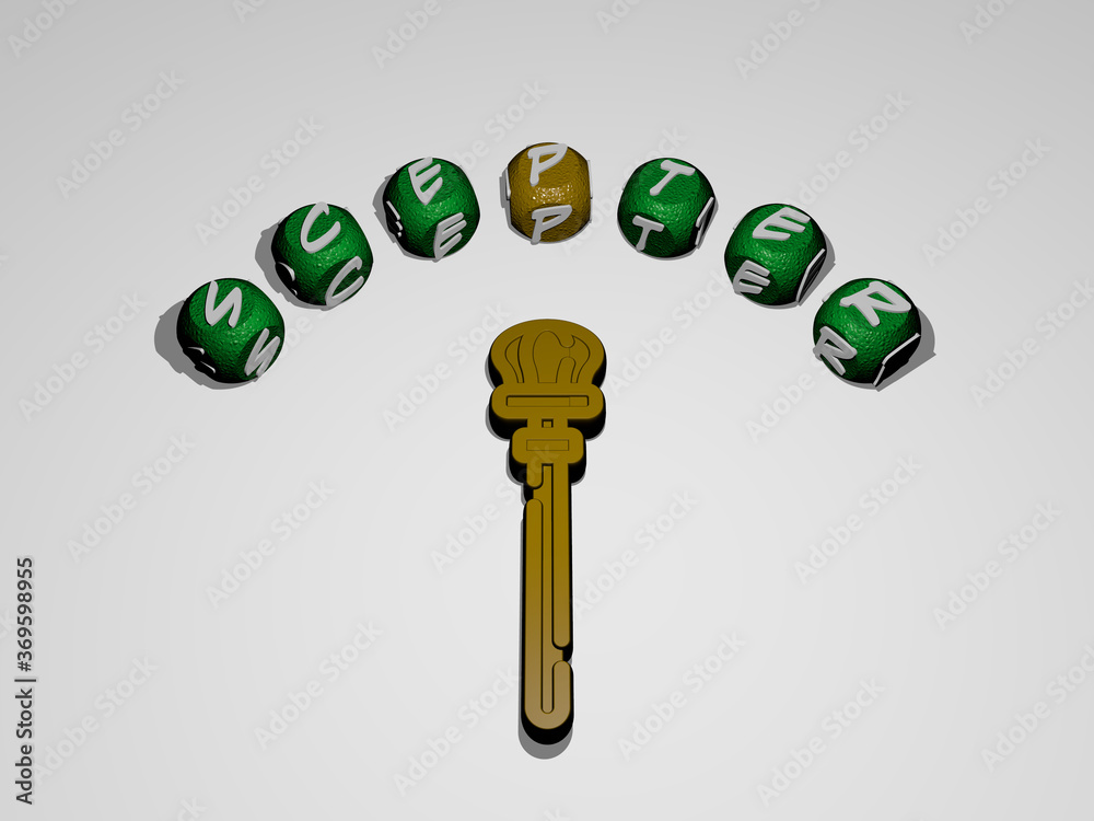 3D illustration of SCEPTER graphics and text around the icon made by ...