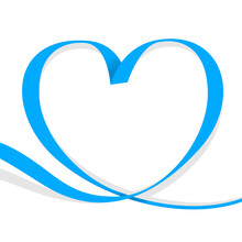 Blue Hearts Border Free Stock Photo - Public Domain Pictures
