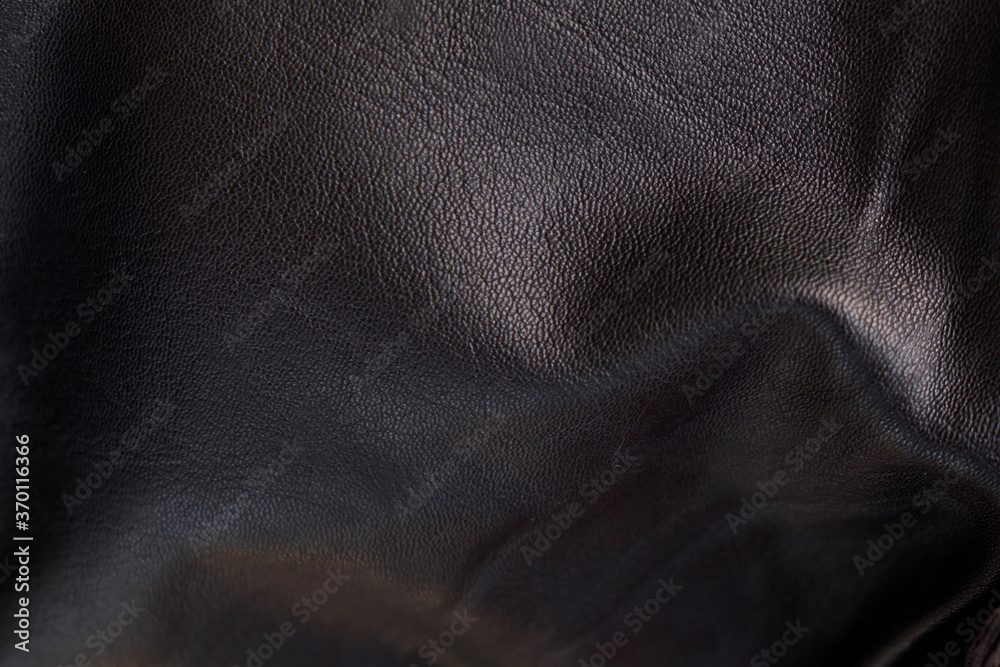 black leather texture seamless. High-resolution texture of folds. black ...