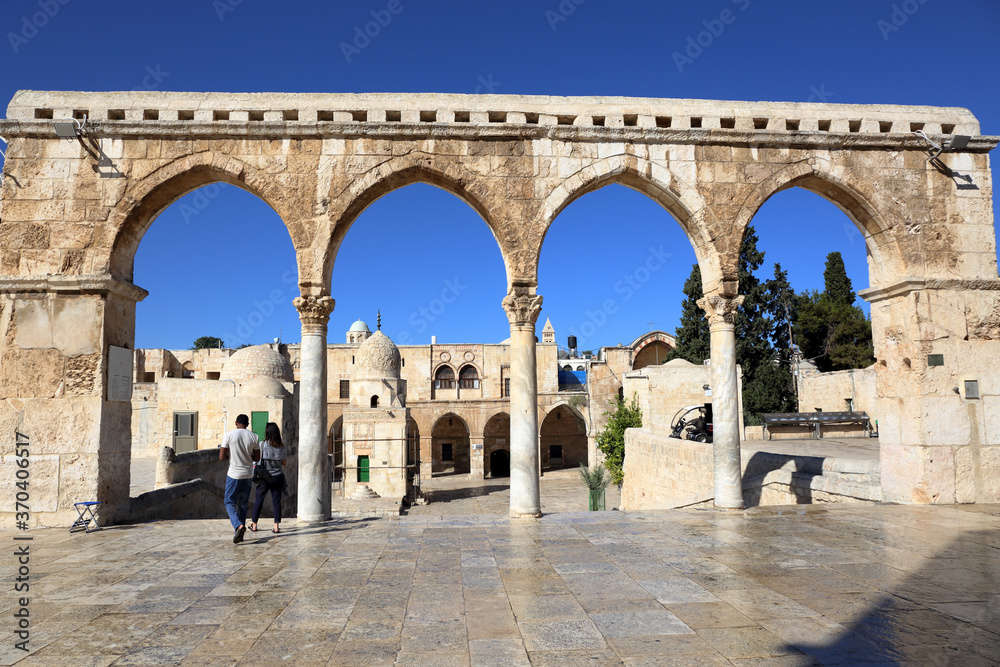 Стоковое фото «Dome of the Rock.Temple Mount. Al-Aqsa Mosque. Dome of ...
