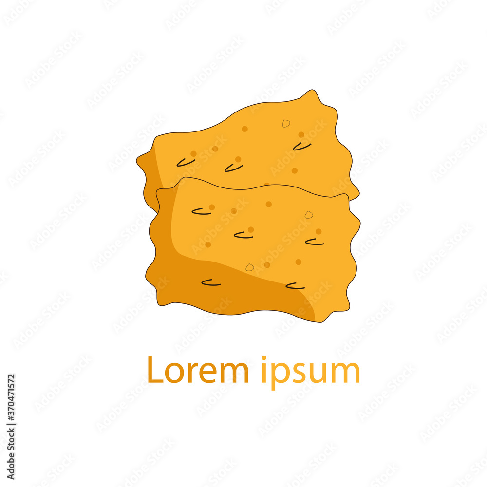 gorengan logo, typical Indonesian street food. vector illustration ...