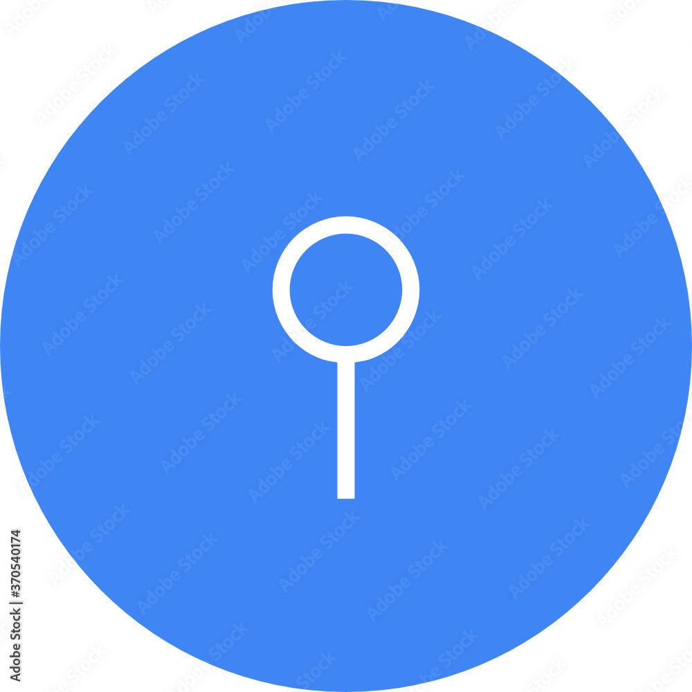 Map Spotlight Location Icon The icon is designed to be simple ...