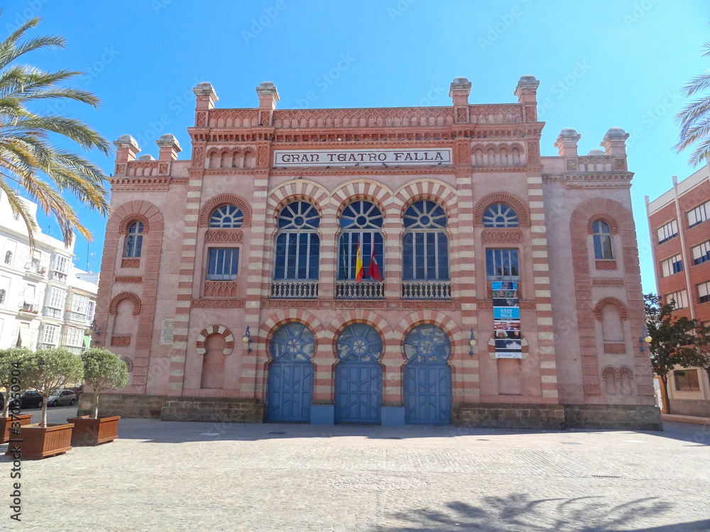 Photo Stock Great Theater Falla (Gran Teatro Falla) where is celebrated every year the ...