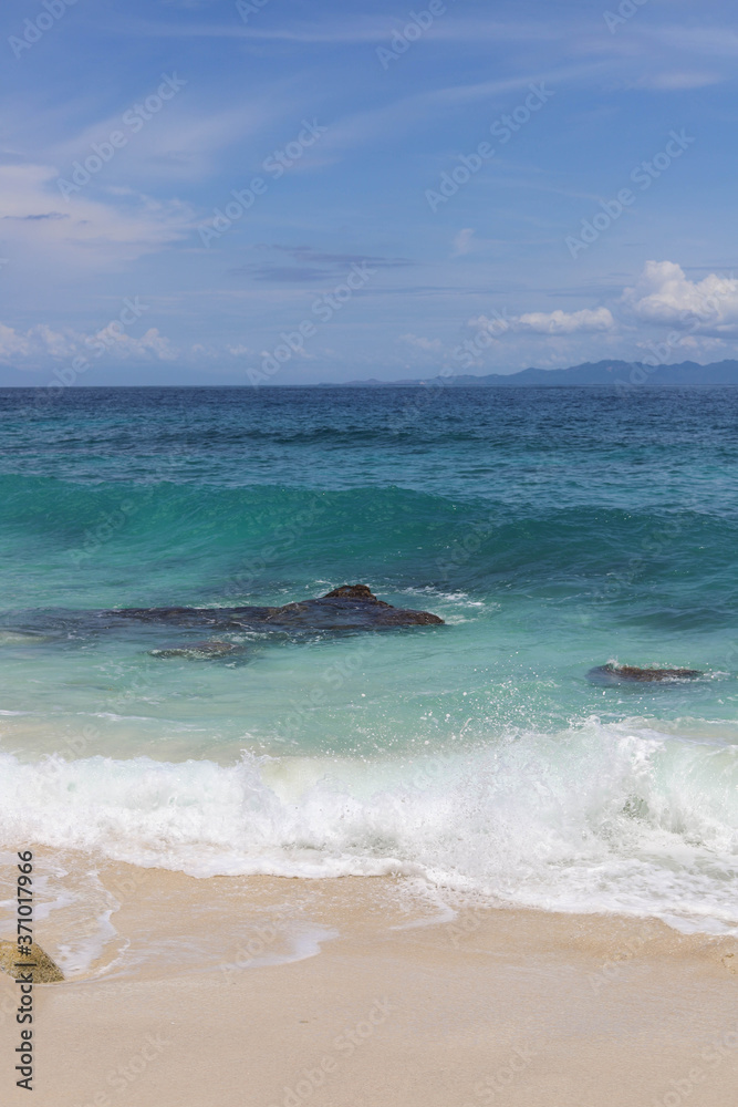 Suwehan beach on Nusa Penida Island, Bali, Indonesia. Amazing view ...