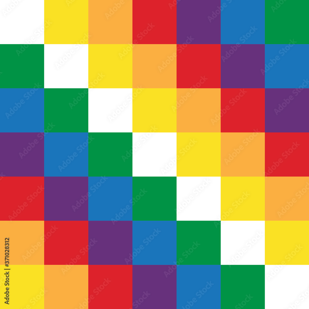 Vector de Stock Wiphala | Adobe Stock