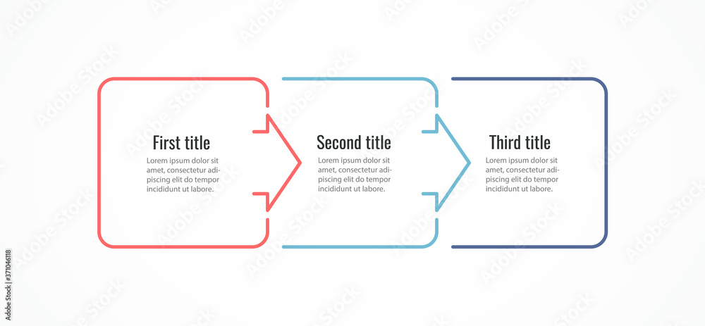 Vector Infographic design with 3 options or steps. Infographics for ...