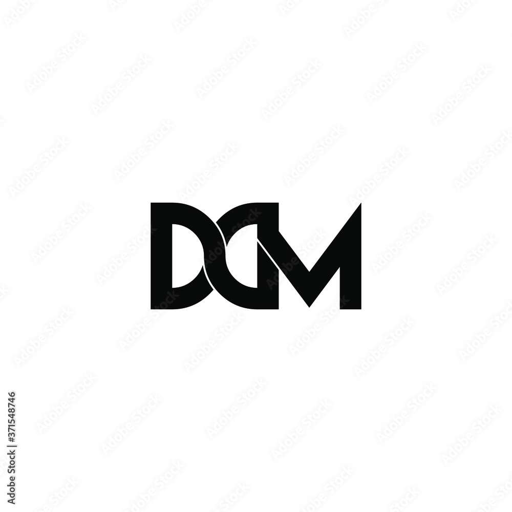 ddm letter original monogram logo design Stock Vector | Adobe Stock