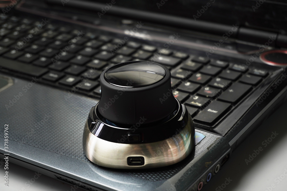 design mouse cad cam on a design computer. design engineering concept ...