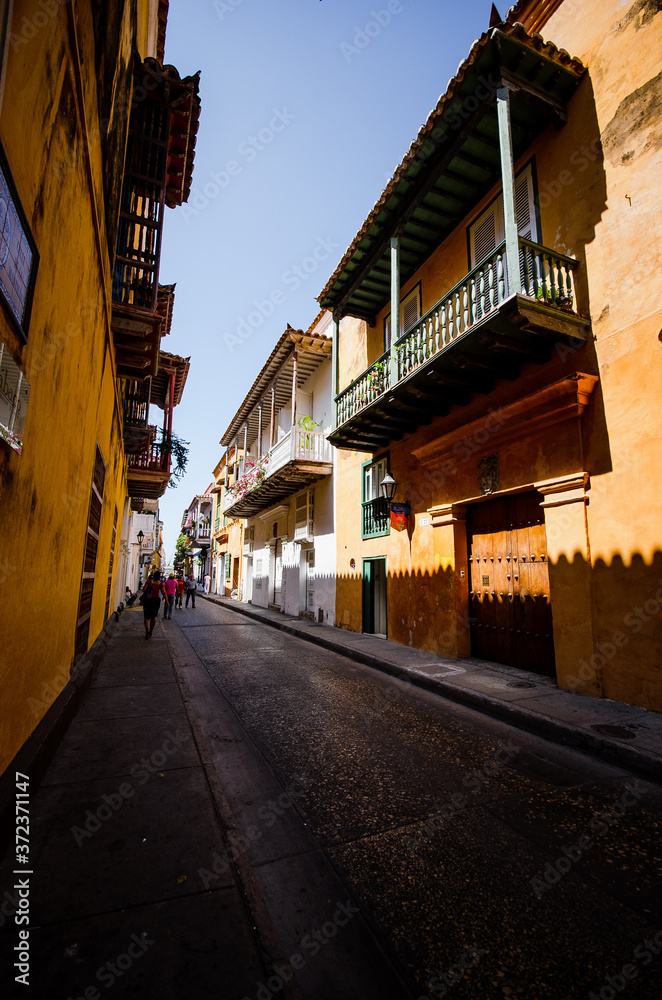Arquitectura colonial en Cartagena, Bolivar_ Colombia, ciudad ...