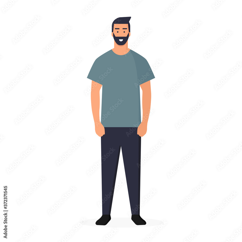Ilustración de Stock Hombre. Persona de género masculino. Cuerpo humano ...