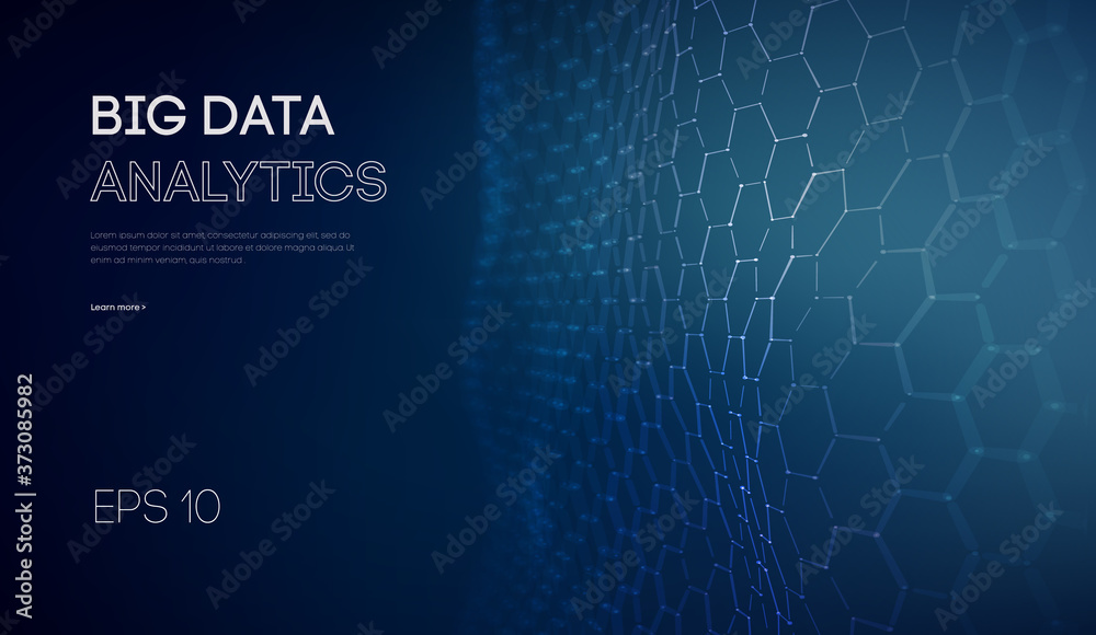 Business inteligence technology background. Binary code algorithms deep ...
