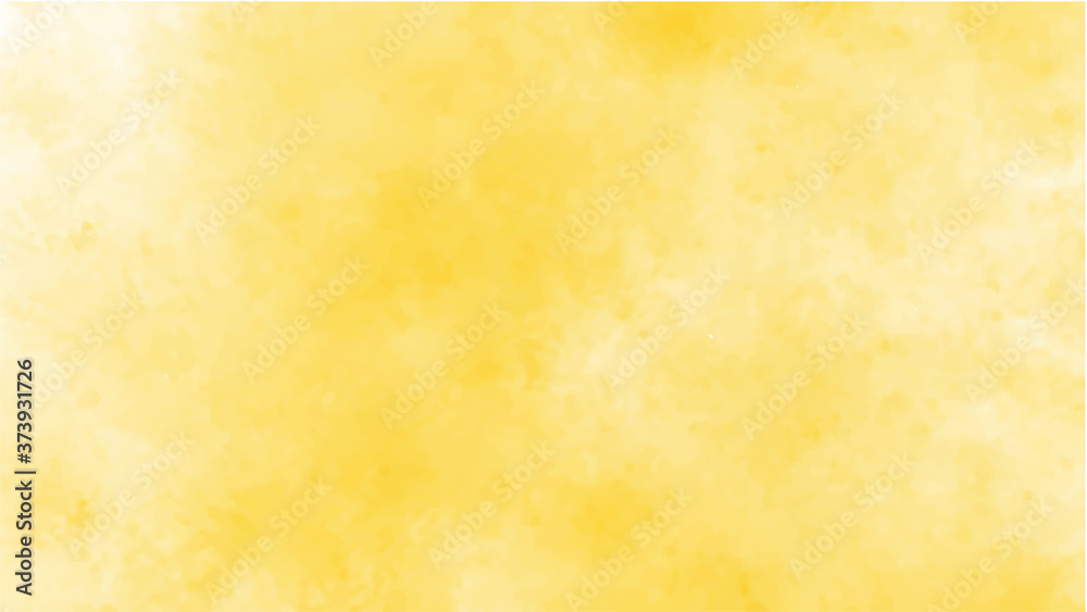 yellow background with watercolor texture in abstract vintage pastel ...