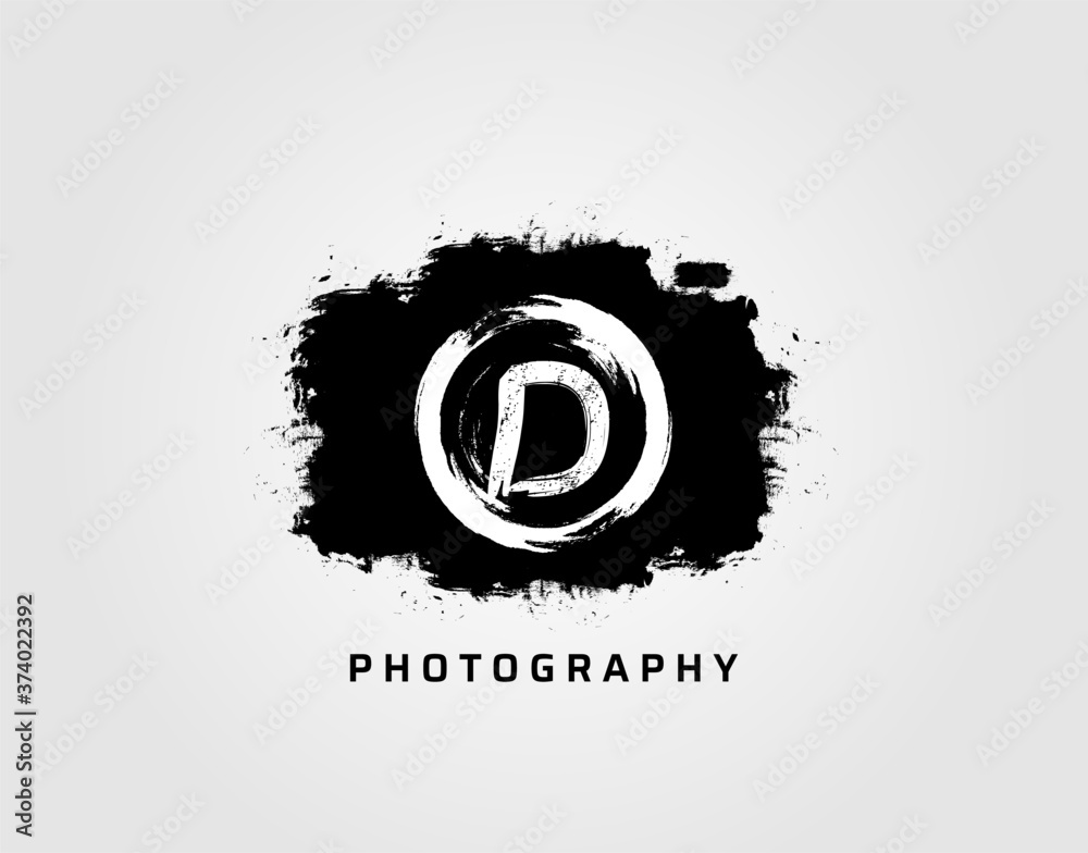 Photography letter D logo design concept template. Rusty Vintage Camera ...