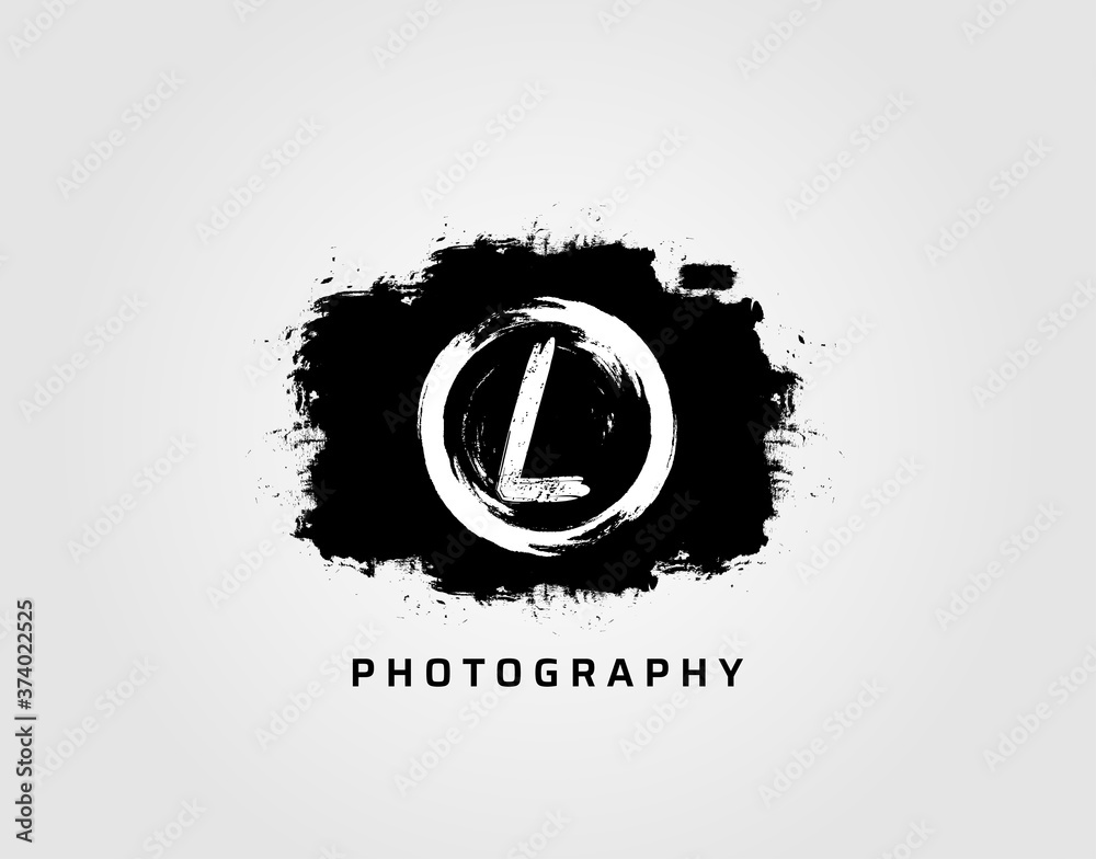 Photography letter L logo design concept template. Rusty Vintage Camera ...