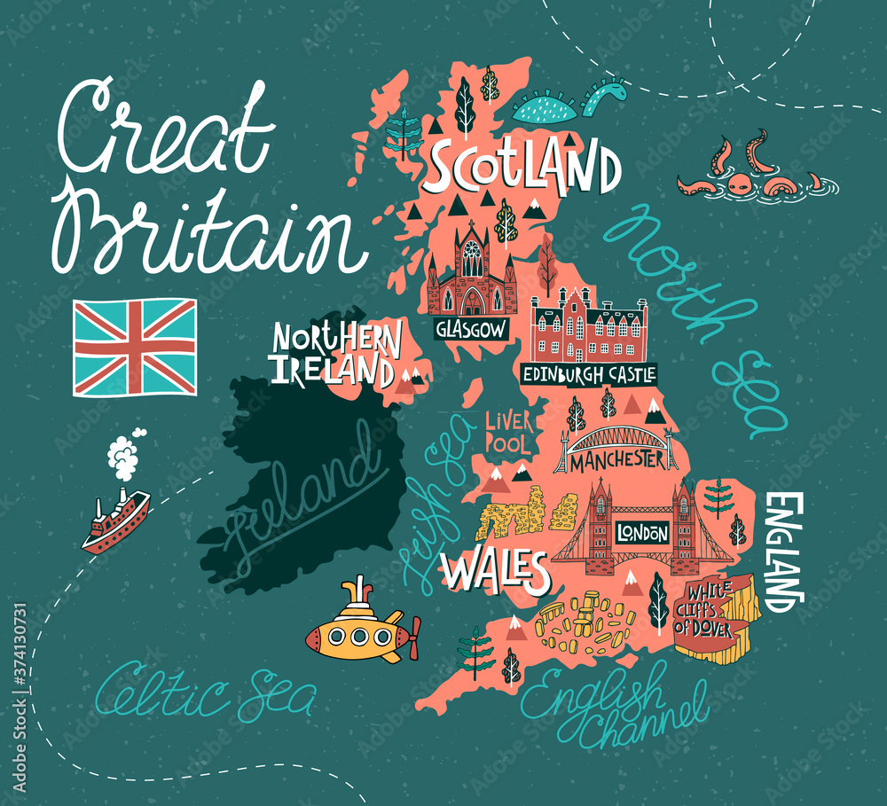 Travel map of united kingdom 60 photos - Arptravels.com