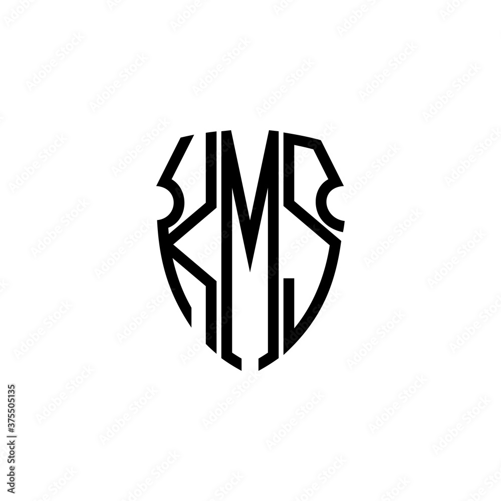 letter K, M and S, KMS, KSM, SKM, SMK, MKS, KSK, logo, initial monogram ...