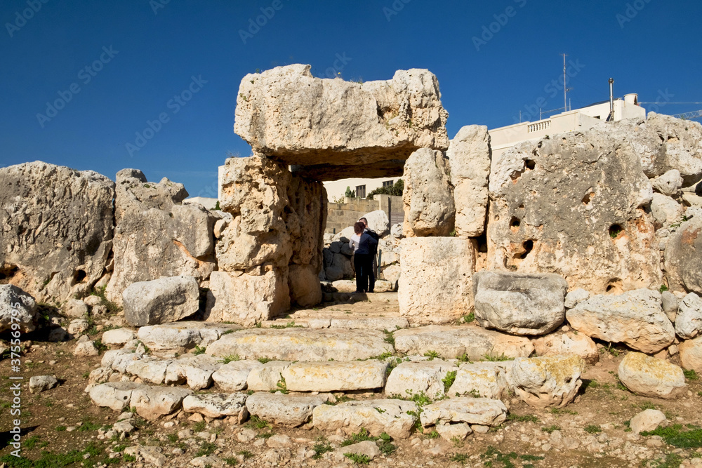 The prehistoric megalithic stone complex on Malta island is older than ...